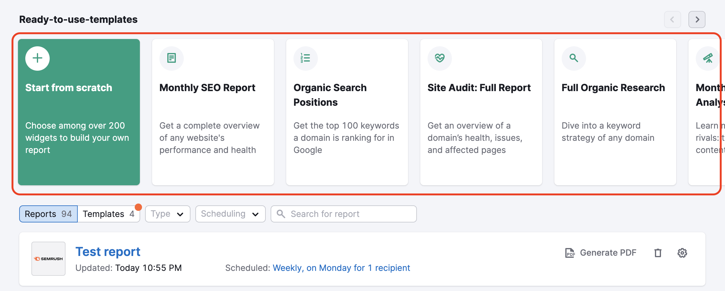 How to Transfer Reporting to Semrush My Reports How to Transfer Reporting to Semrush My Reports